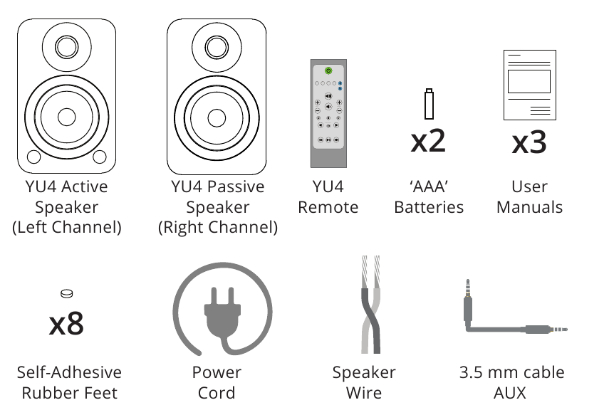 Kanto YU4 - Powered Speaker Manual | ManualsLib