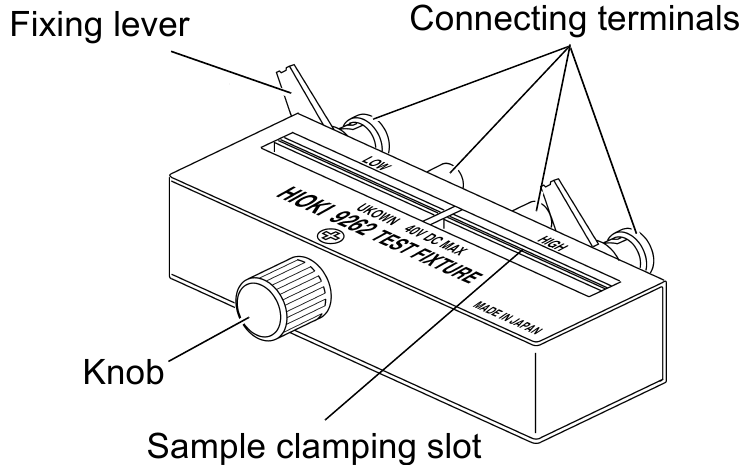 Hioki 9262 - Test Fixture Manual | ManualsLib