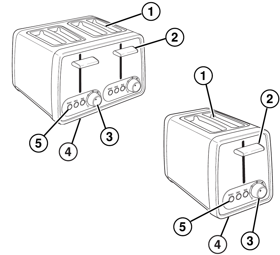 Hamilton Beach 22781, 22791, 24781, 24791 - Electric Toaster Manual ...