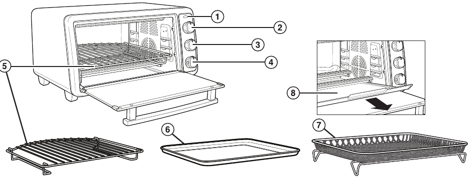 Hamilton Beach Sure-Crisp 31413 - 6-slice Air Fryer Toaster Oven Manual ...
