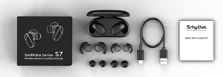 Srhythm S7 - Wireless Stereo Earbuds Soulmate Series Manual | ManualsLib