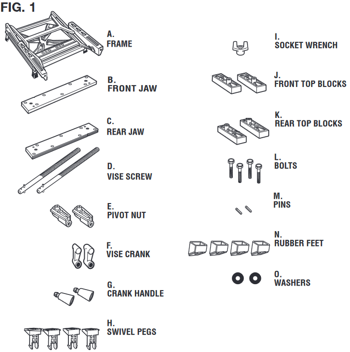 Black & Decker WORKMATE 225 TYPE 6 WM225 - Workbench Manual | ManualsLib