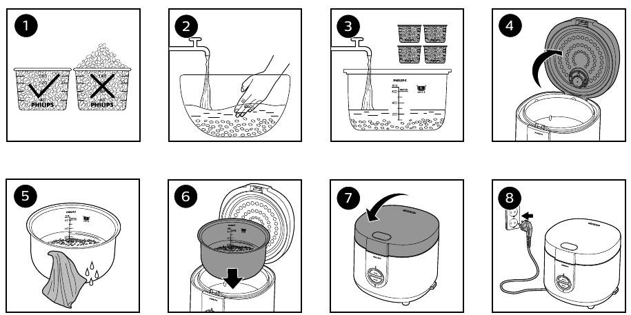 Philips HD3116 - Rice Cooker Manual | ManualsLib