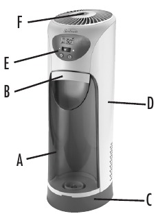 Sunbeam SCM630, SCM631 - Cool Mist Tower Humidifier Manual | ManualsLib
