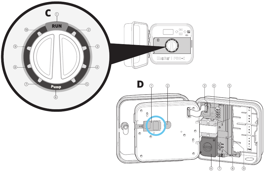Hunter PRO-C - Residential and Light Commercial Irrigation Controller ...