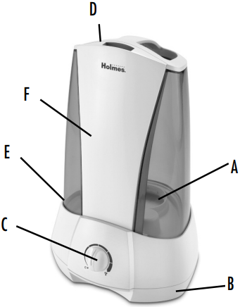 Holmes HM495 - Filter Free Ultrasonic Humidifier Owner's Manual ...