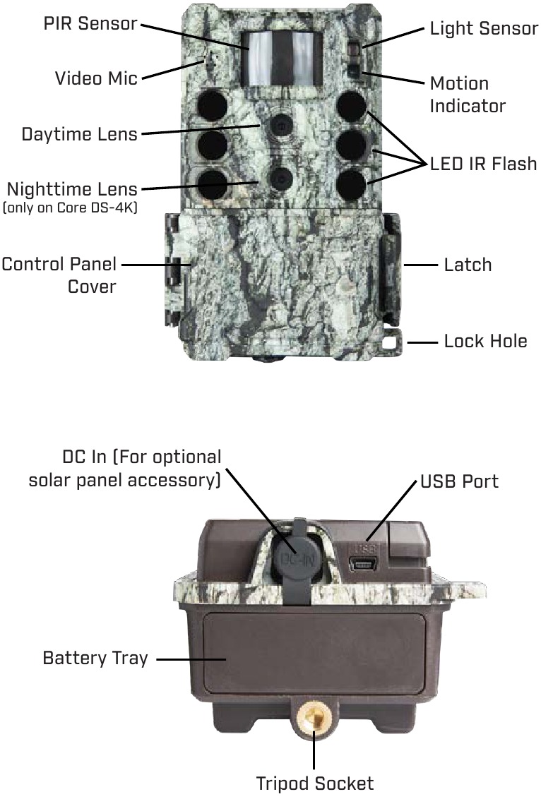 Bushnell CORE DS-4K 119987C, CORE S-4K 119949C - Trail Camera Manual ...