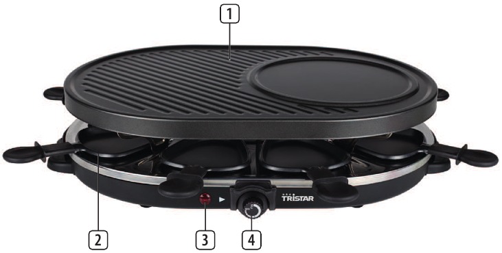 Tristar RA-2996 - Raclette Manual | ManualsLib