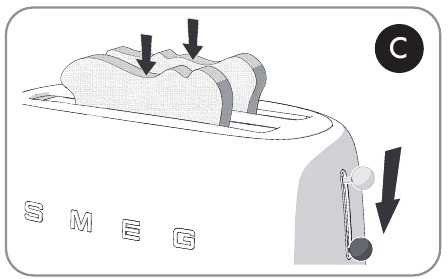 Smeg TSF01, TSF02 - 2 & 4 Slice Toaster Manual | ManualsLib