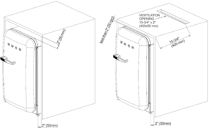 Smeg FAB5 - Refrigerator One Door 50's Style Manual | ManualsLib