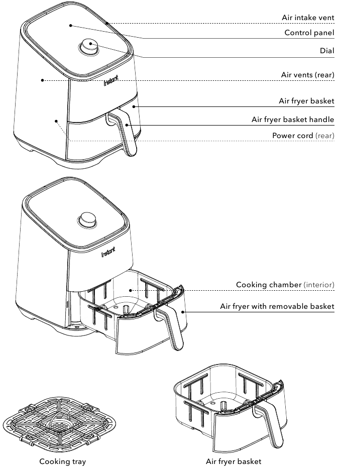 Instant Pod VORTEX MINI - 2-quart Air Fryer Manual | ManualsLib