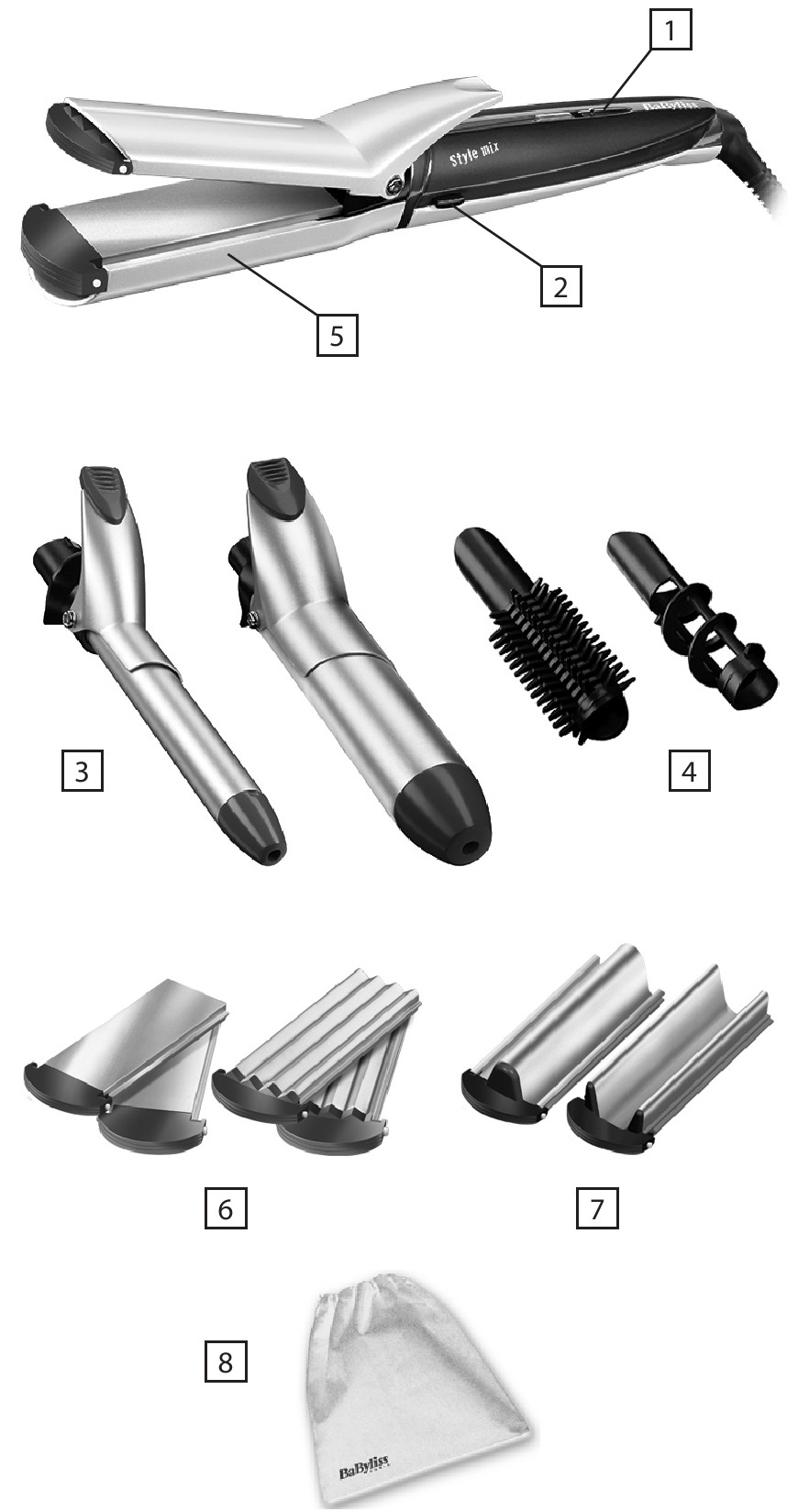 BaByliss MS21E - Multistyler Style Mix Manual | ManualsLib