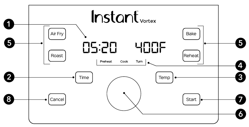Instant Pod VORTEX 6QT - 6-quart EvenCrisp Air Fryer Manual | ManualsLib