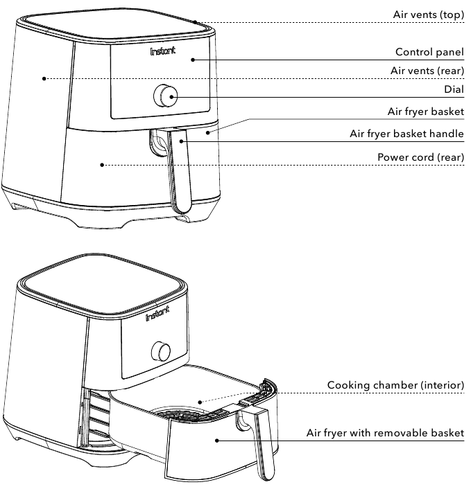 Instant Pod VORTEX 6QT - 6-quart EvenCrisp Air Fryer Manual | ManualsLib