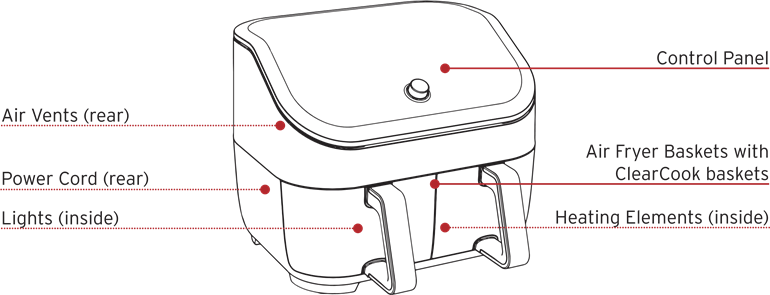 Instant Pod VORTEX PLUS - 8-quart Dual Air Fryer Manual | ManualsLib