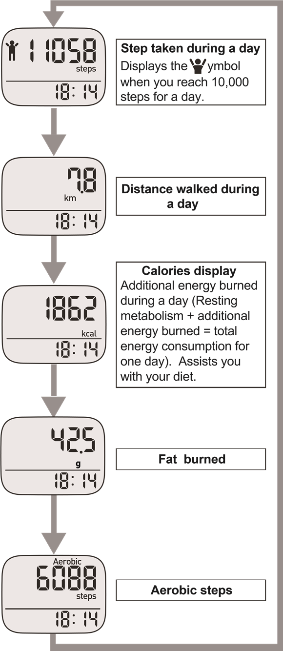 Omron Walking style IV HJ-325 - Pedometer Manual | ManualsLib