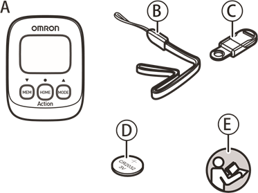 Omron Walking style IV HJ-325 - Pedometer Manual | ManualsLib