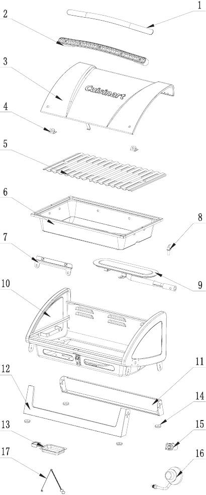 Cuisinart CGG-059 - Portable Gas Grill Manual | ManualsLib