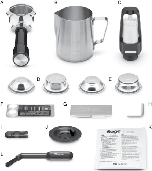 Sage the Barista Express Impress SES876 - Espresso Machine 1850W Manual ...