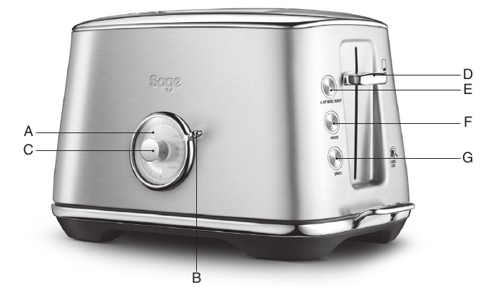 Sage the Toast Select Luxe BTA735 / STA735 - Ergonomic Toaster Manual ...