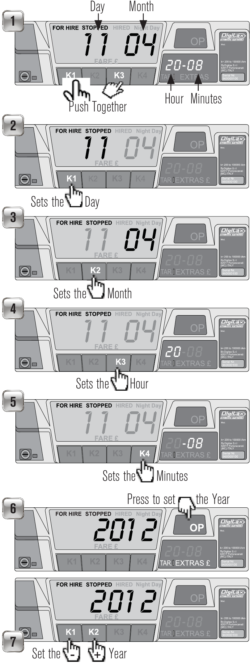 Digitax F1 PLUS TAXIMETER Manual | ManualsLib