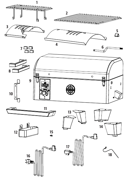 Pit Boss Navigator 150, PB150PPS Portable Wood Pellet Grill Manual ...