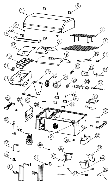 Pit Boss Navigator 150, PB150PPS Portable Wood Pellet Grill Manual ...