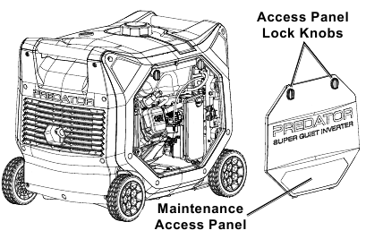 Predator 5000 Watt Dual-Fuel, 70143 - SUPER QUIET Inverter Generator Manual | ManualsLib