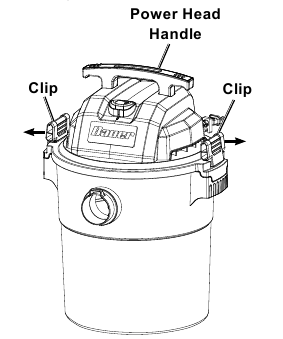 Bauer 1952E-B6, 56201 - 6 Gallon, 4 Peak HP Wet/Dry Vacuum Manual ...