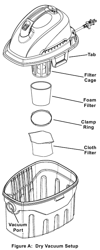 Bauer 1952E-B3, 64753 - 3 Gallon, 3 Peak HP Wet/Dry Vacuum Manual ...