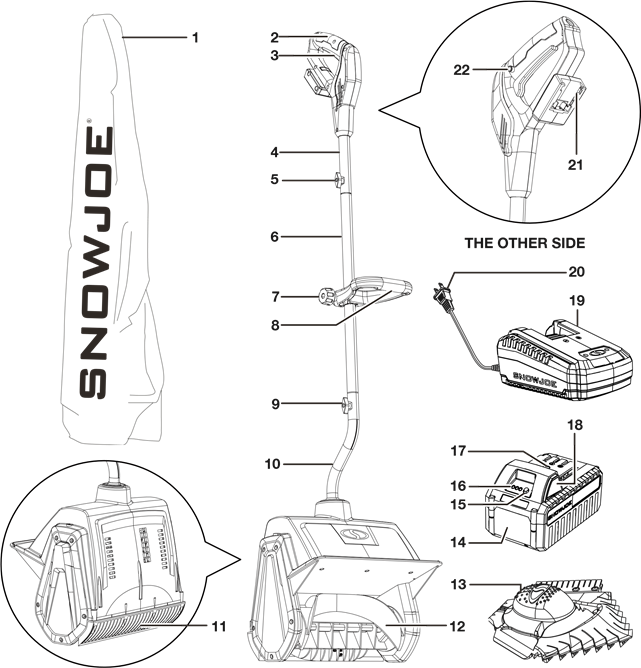 SnowJoe 24V-SS13 - Cordless Snow Shovel Manual | ManualsLib