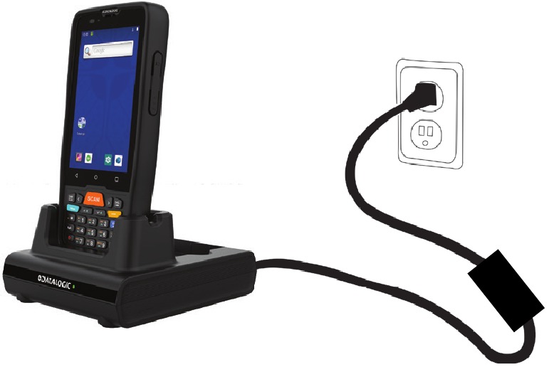 Datalogic MEMOR K Single Slot Dock Quick Start Guide | ManualsLib