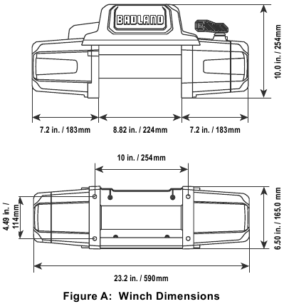 BADLAND APEX 12000, 56385 - Winch with Synthetic Rope Manual | ManualsLib