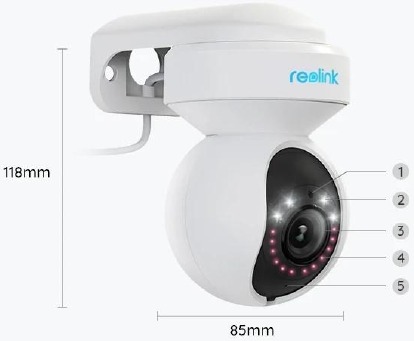 Reolink E1 Outdoor - Smart 5MP PTZ WiFi Camera Manual | ManualsLib