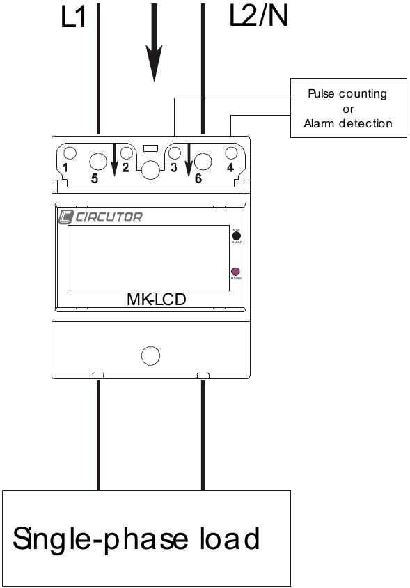 Circutor MK-30-LCD, MK-60-LCD - Energy Meter Quick Start Guide | ManualsLib
