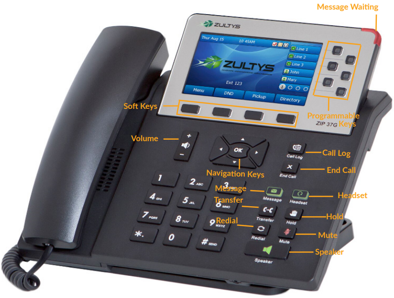 Zultys 37G - Telephone Manual | ManualsLib