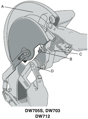 DeWalt DW706, DW704, DW705, DW703, DW712, DW705S - Changing or ...