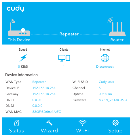 Cudy RE300 - Repeater Quick Installation Guide | ManualsLib