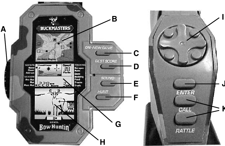 Radica Games BOWN HUNTIN, 8004 - Game Instructions and Manual | ManualsLib