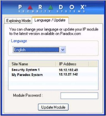 Paradox IP100 - Internet Module Manual | ManualsLib