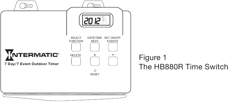 Intermatic HB880R - Outdoor 7 Day Digital Timer Manual | ManualsLib