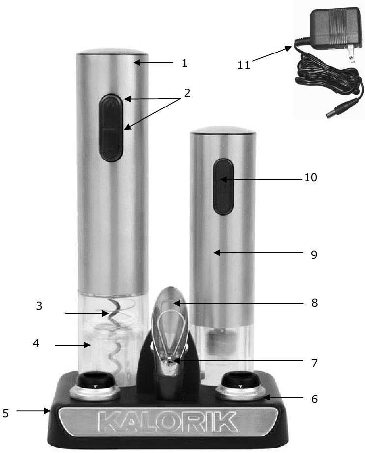 Kalorik CKS 40211 - Wine Lovers Set Manual | ManualsLib