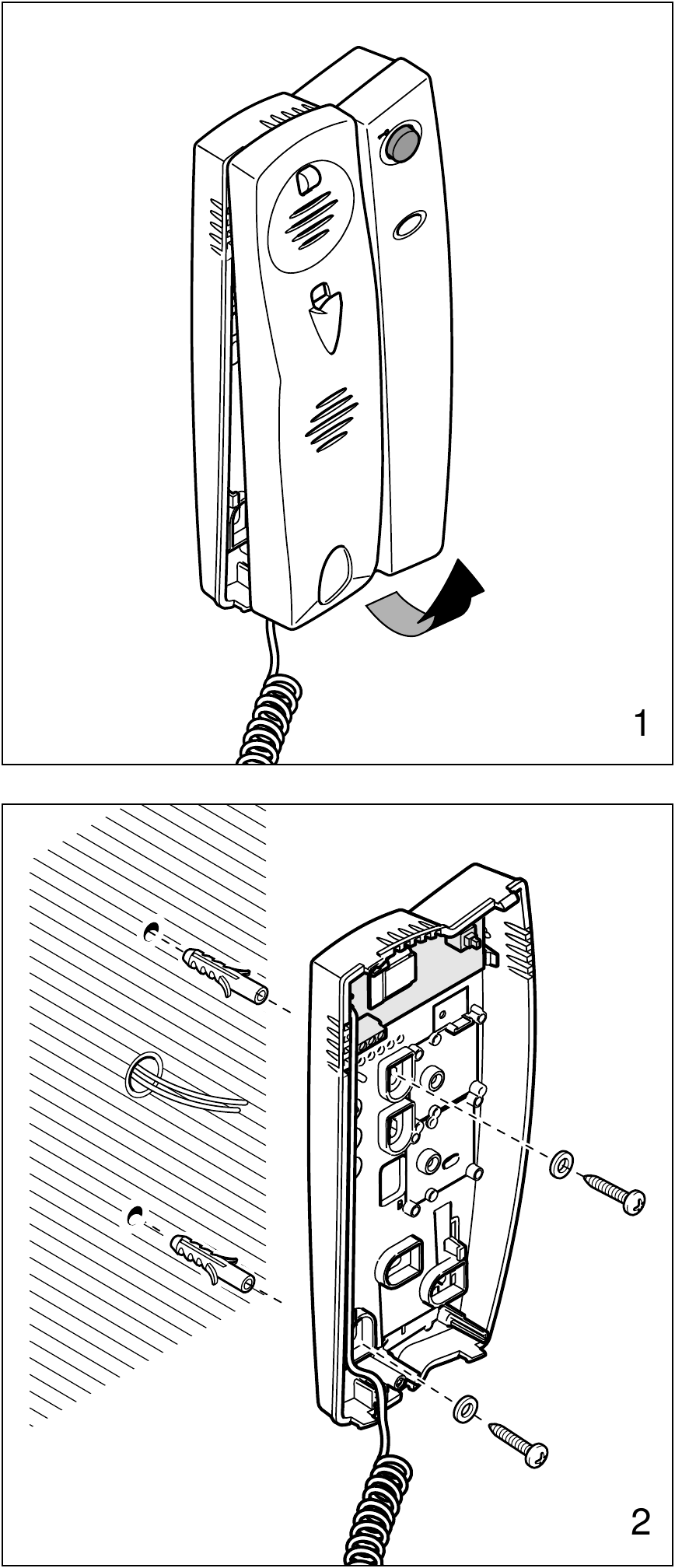 Bpt YC/200, YC/200A, YC/201 - Handset Manual | ManualsLib