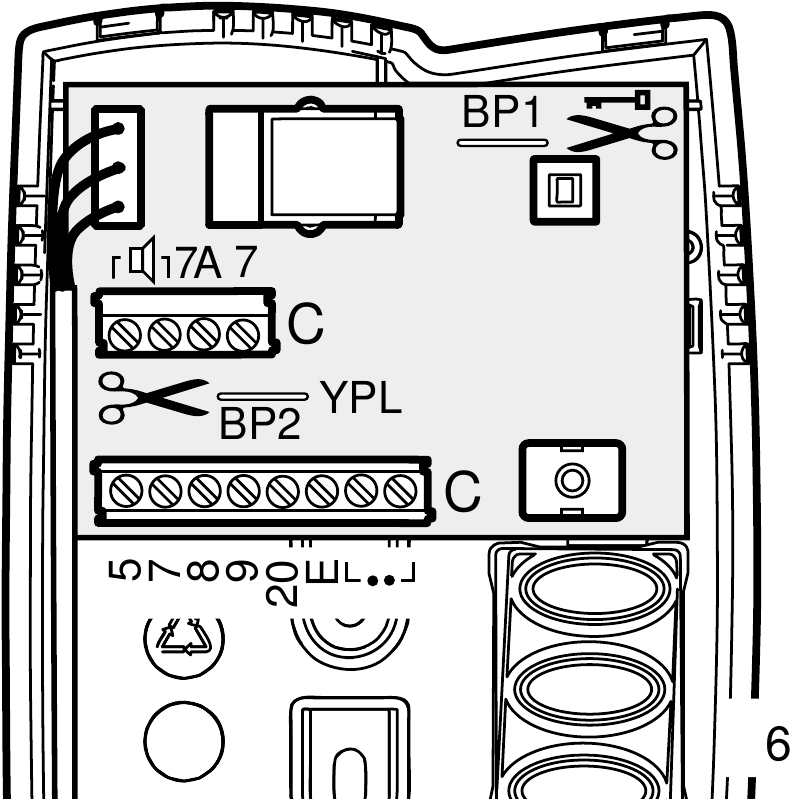 Bpt YC/200, YC/200A, YC/201 - Handset Manual | ManualsLib