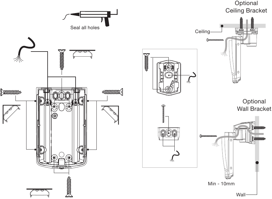 Orisec IR-100 - PIR Detector Manual | ManualsLib