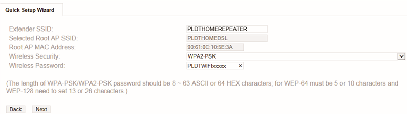 PLDT Home PWN3701 - Wireless-N Repeater Quick Installation Guide ...