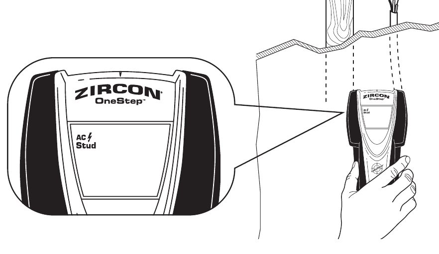 Zircon StudSensor i65 OneStep - Centre-Finding Stud Finder Manual ...