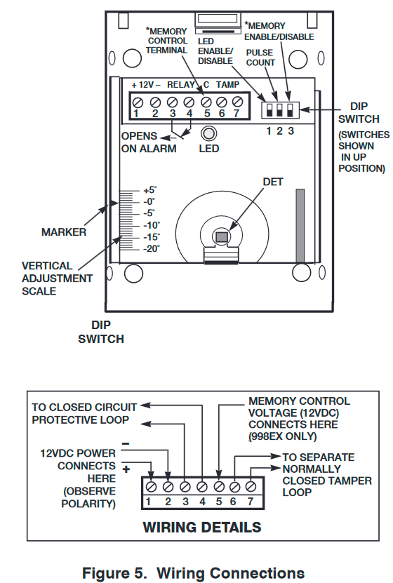 ADEMCO 996EX, 998EX - Passive Infrared Motion Detector Installation ...