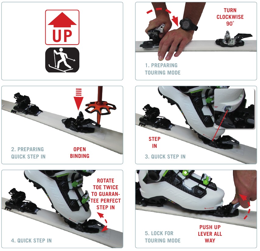 Dynafit ST ROTATION 7 - Ski Touring Binding Quick Guide | ManualsLib