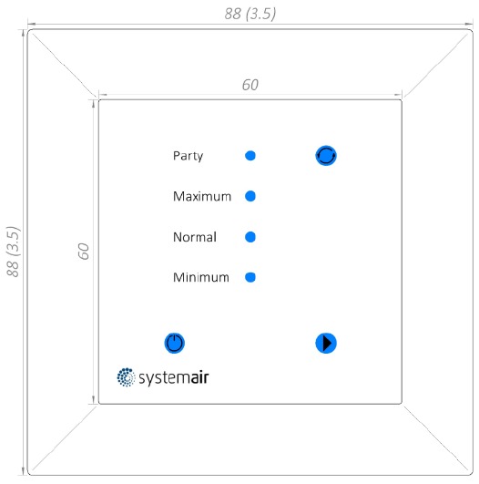 SystemAir MZ3-Touch - Controller/Positioner For Comfort Ventilation ...